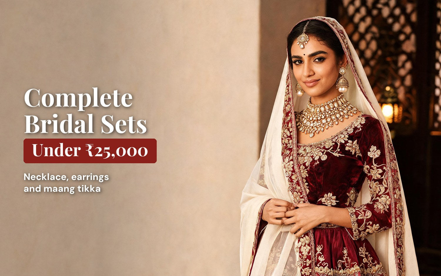 Complete Bridal Sets Under ₹25,000 That Look Like Real 22K Gold: A Bri ...