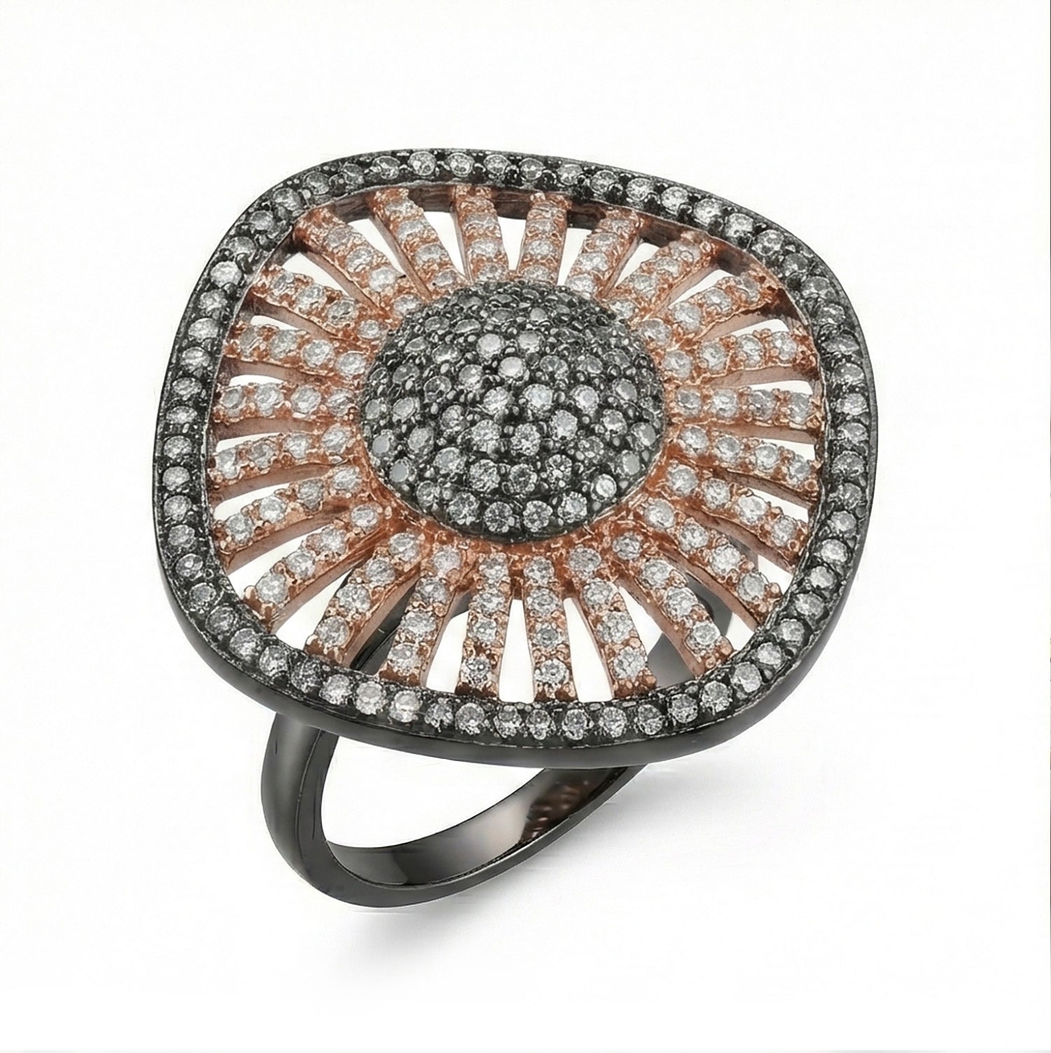 American Diamond Adjustable Aura Ring – Nuyug