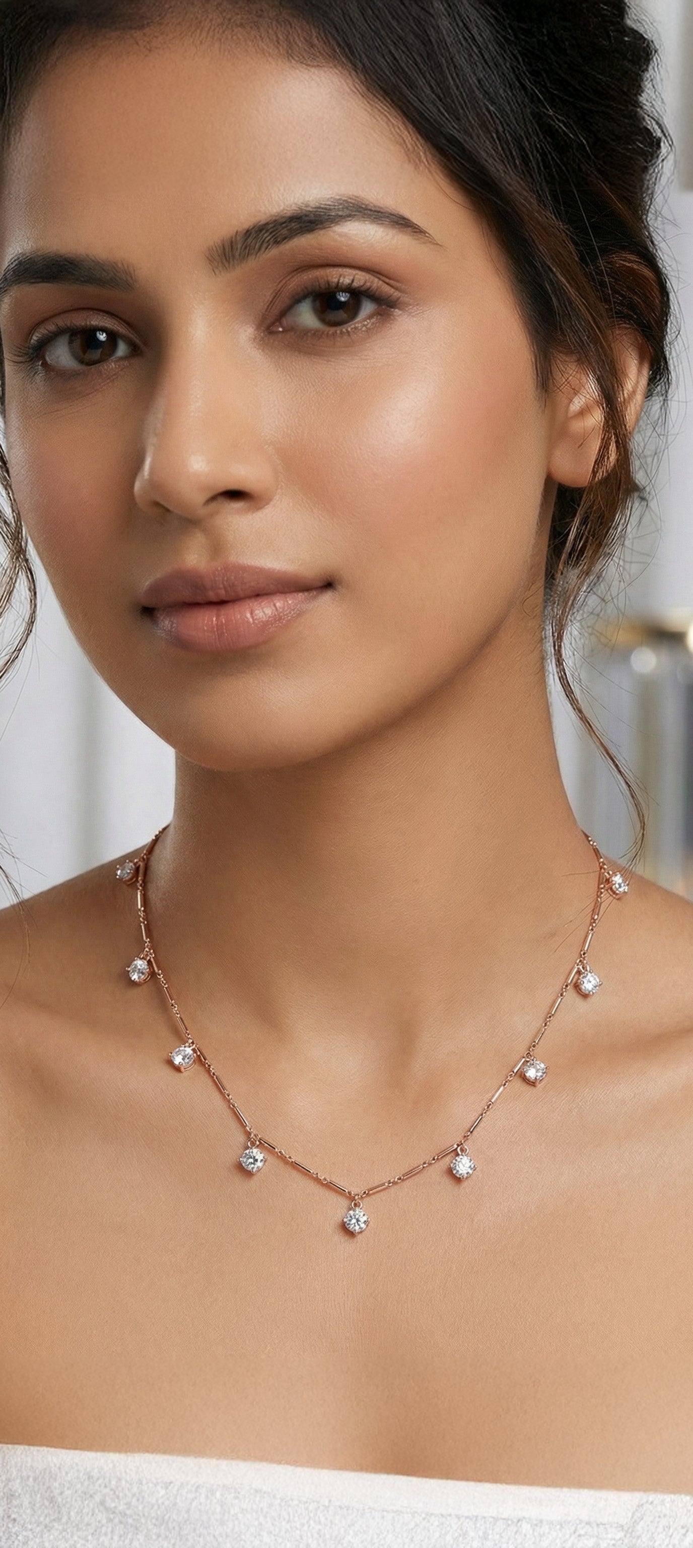 Glorious American Diamond Gifting necklace – Nuyug